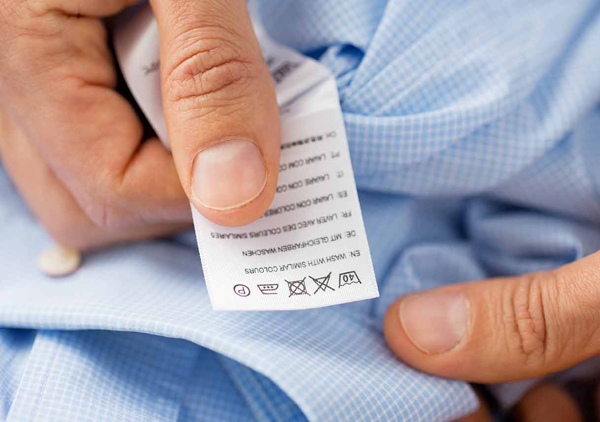 Infographic on Clothing Tags, Decoded: What Those Crazy Symbols ...